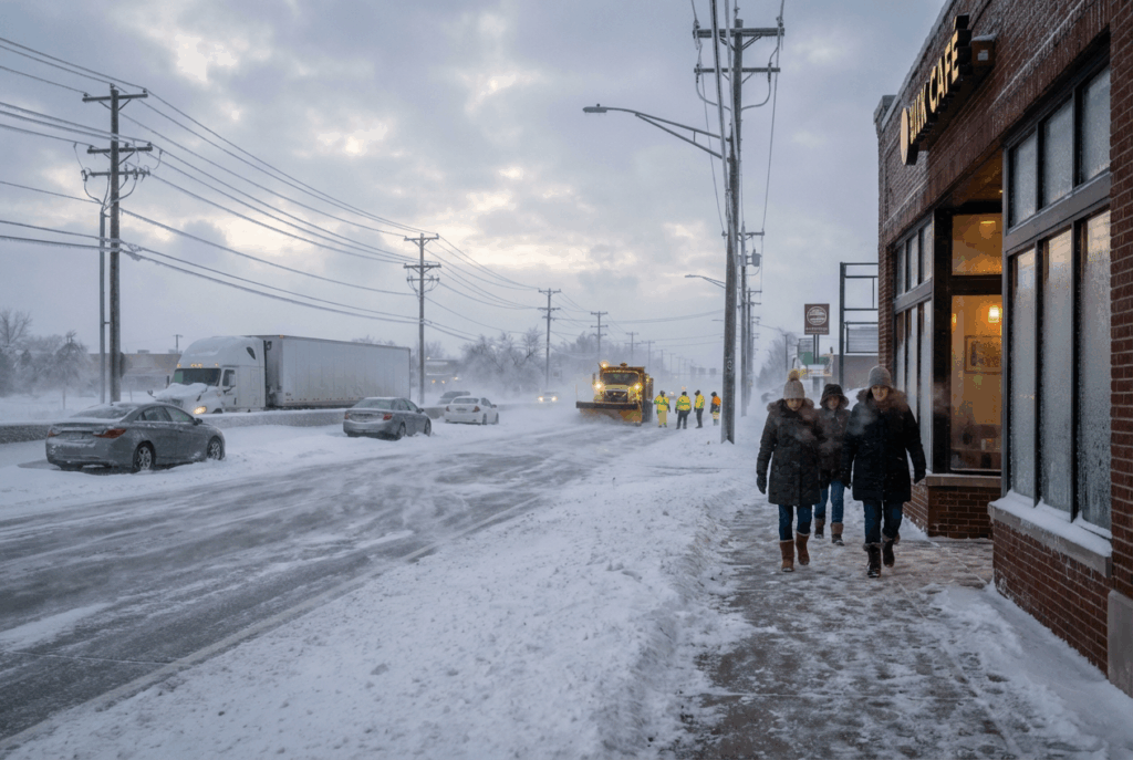 Brutal Winter Storm Hits Heartland First - Middle America News